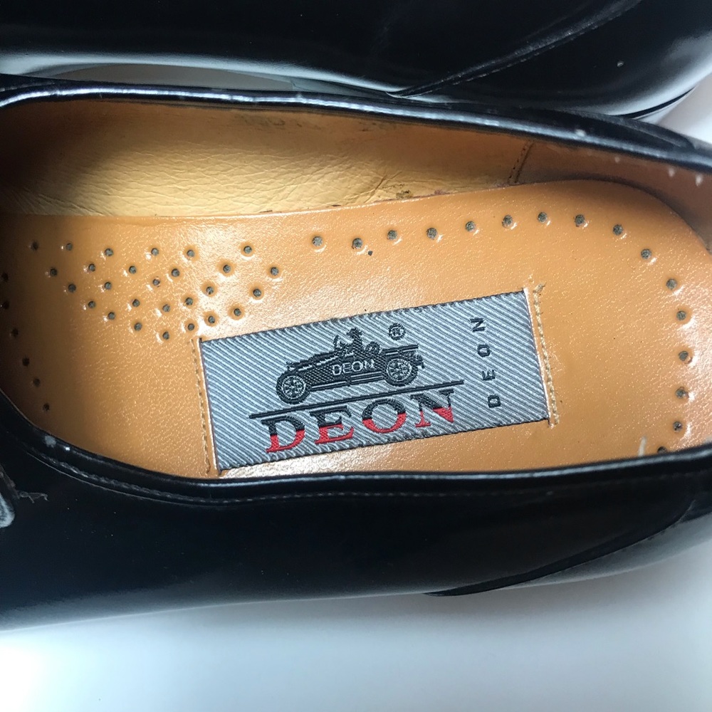 Deon Black Leather Formal Dress Loafer- Size 8.5 - Gem